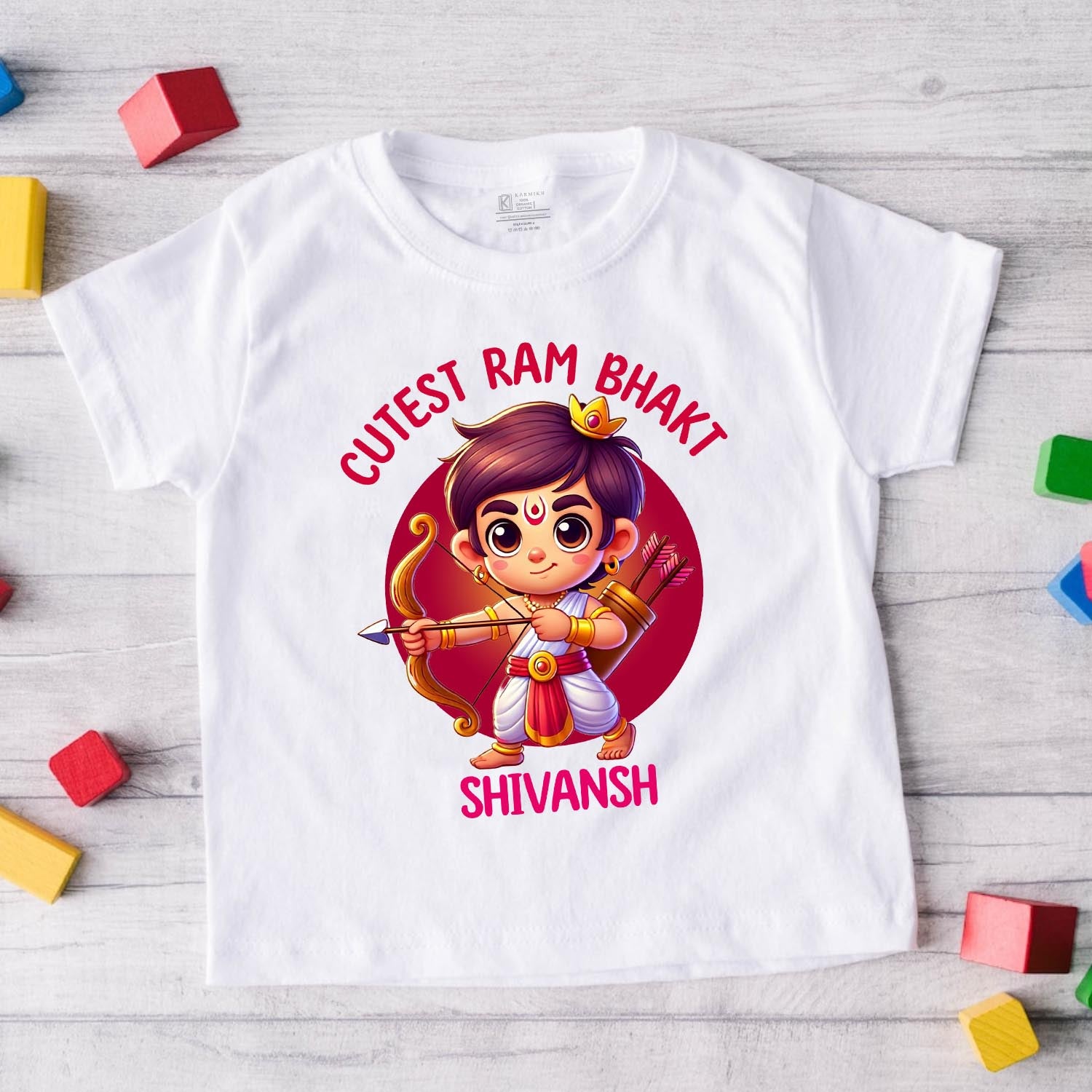 Ram Bhakt T-Shirt With Name – karmikh